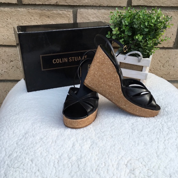 Colin Stuart | Shoes | Colin Stuart Wedge Sandals | Poshmark